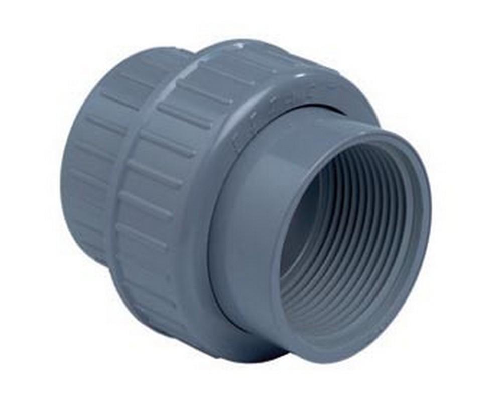 PVC Pressure Pipe 1" Socket Unions (plain - female thread) | Hatton Koi